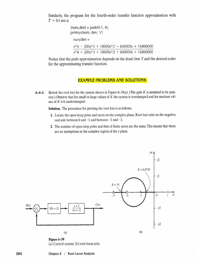 Homework-5 Root Locus-SOLUTIONS | PDF | Mathematical Concepts ...