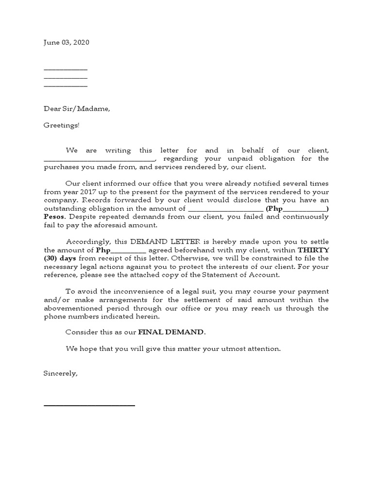 Sample Demand | PDF