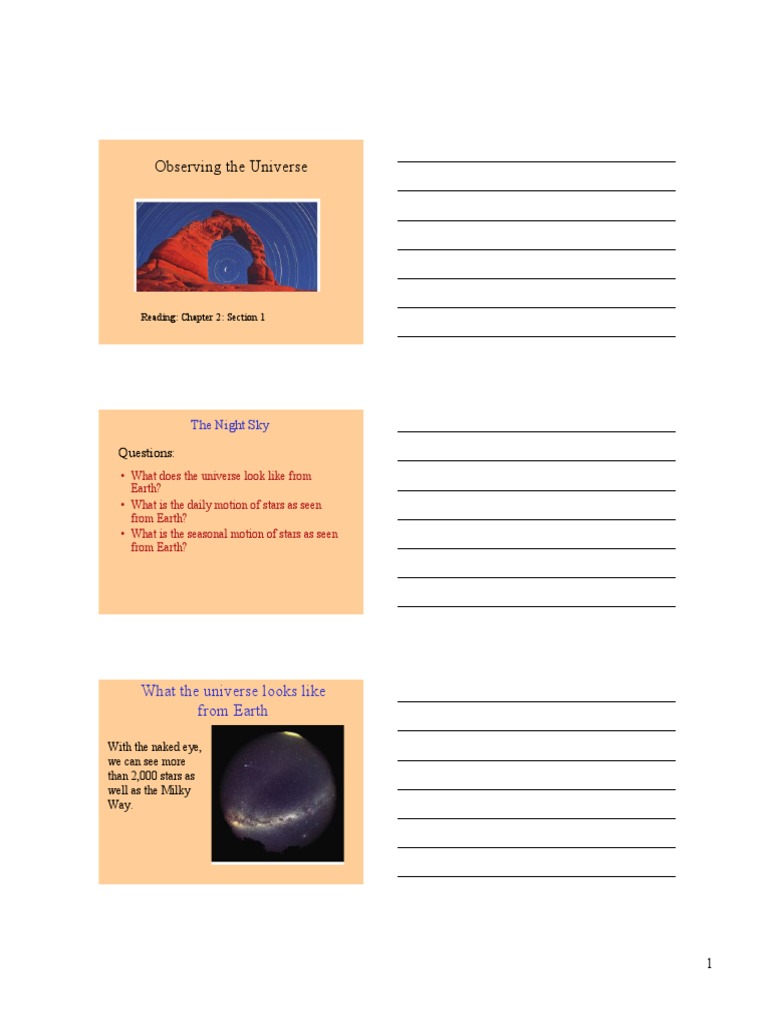 Observing The Universe | PDF | Longitude | Equator