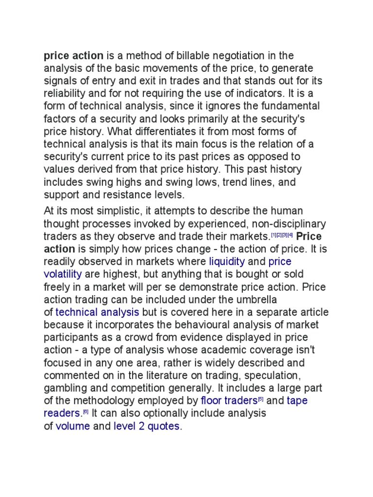 Introduction To Price Action | PDF | Technical Analysis | Economies