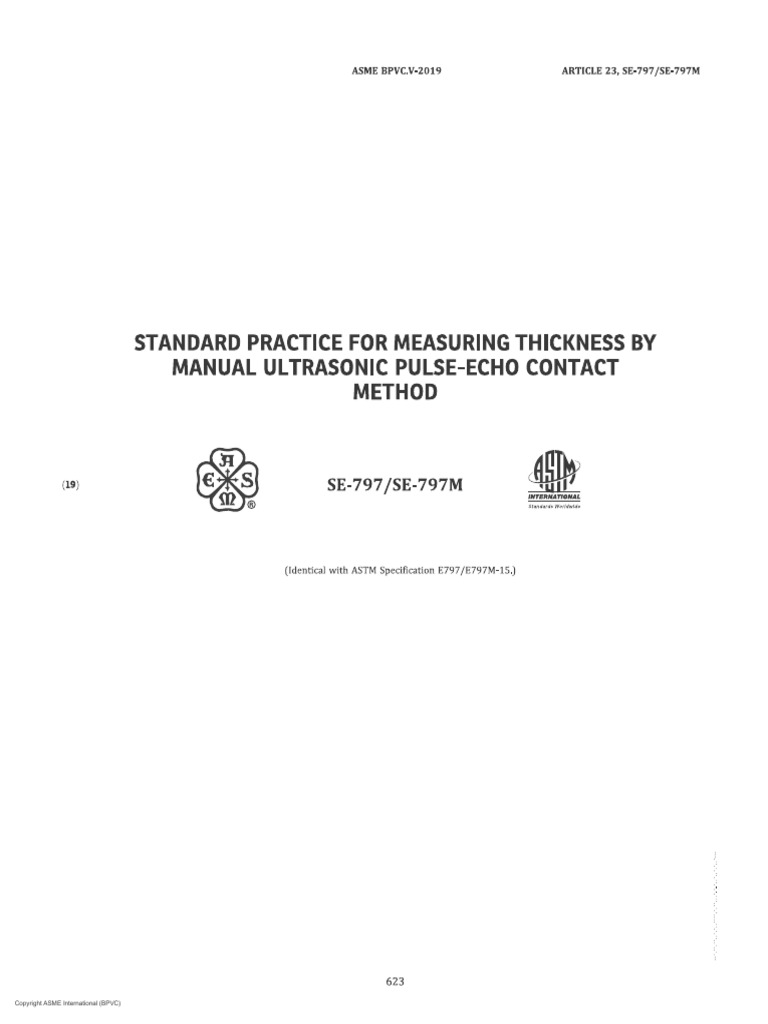 Astm e 797 2019 PDF | PDF