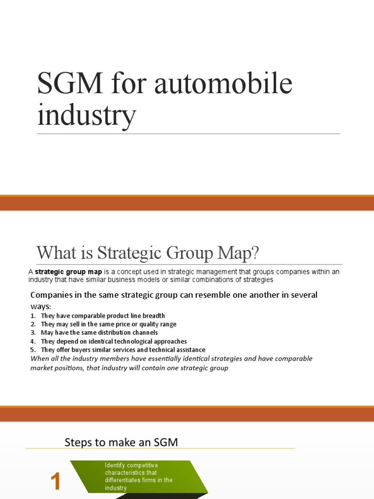 SGM For Automobile Industry | PDF | Car | Motor Vehicle