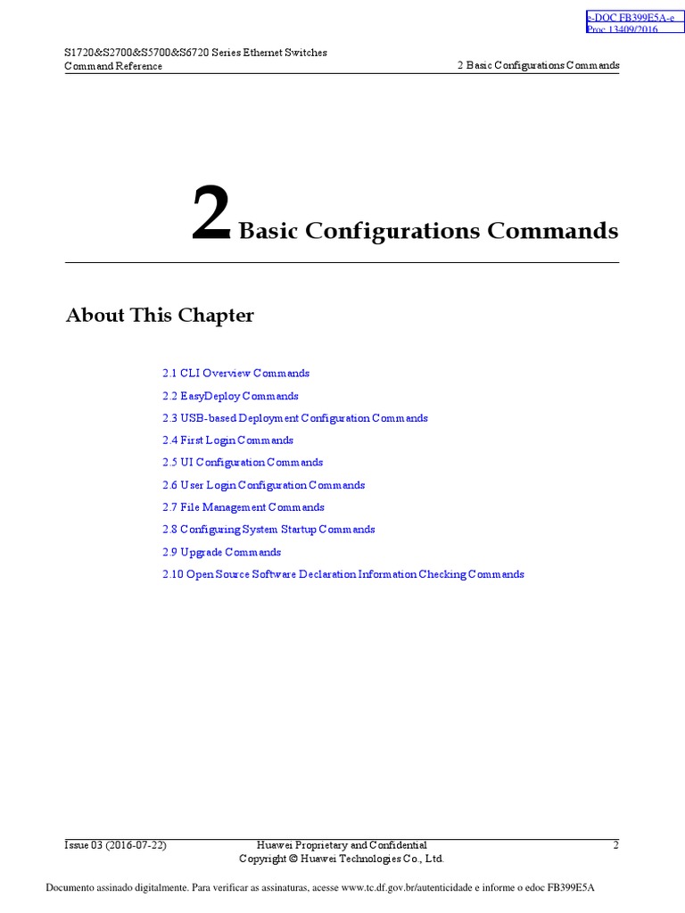 0102 Basic Configurations Commands | PDF | Computer Network | Command Line Interface