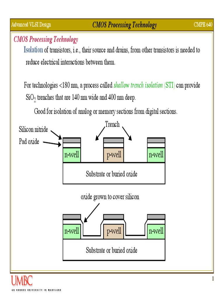 Advanced VLSI Design CMOS Processing Technology | PDF | Cmos | Field ...