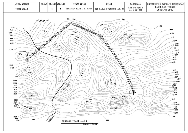 Trase Jalan dan Geometrik | PDF