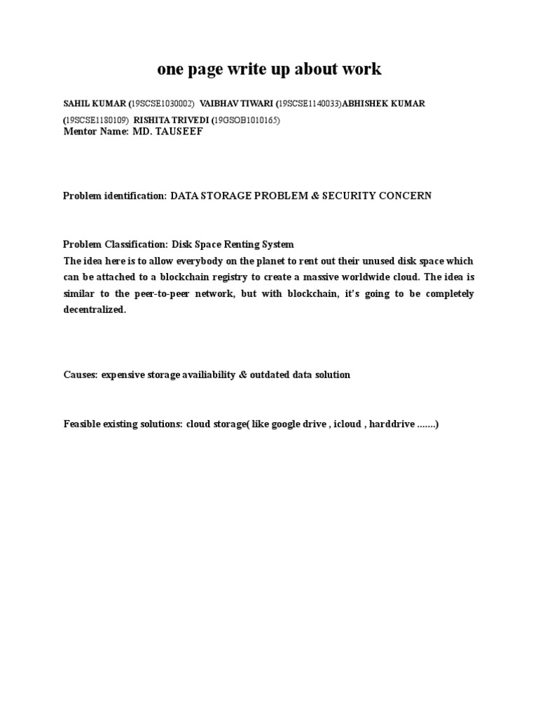 One Page Document (Sahil Kumar) | PDF