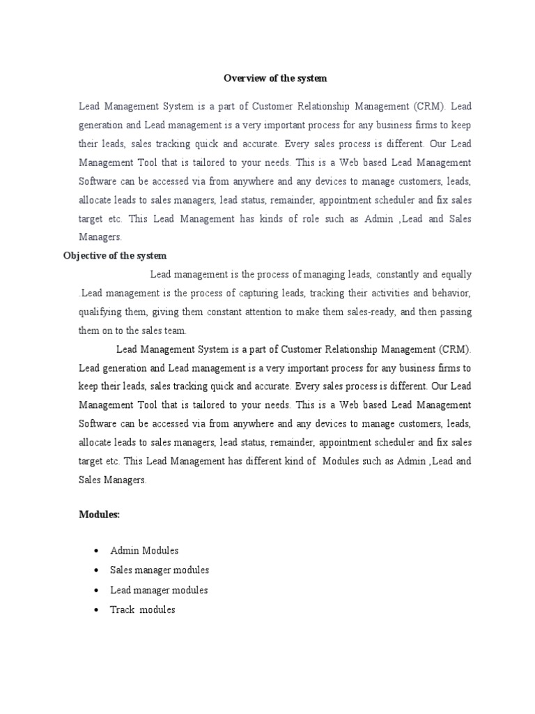 Objective of The System | PDF | Software Testing | Unit Testing