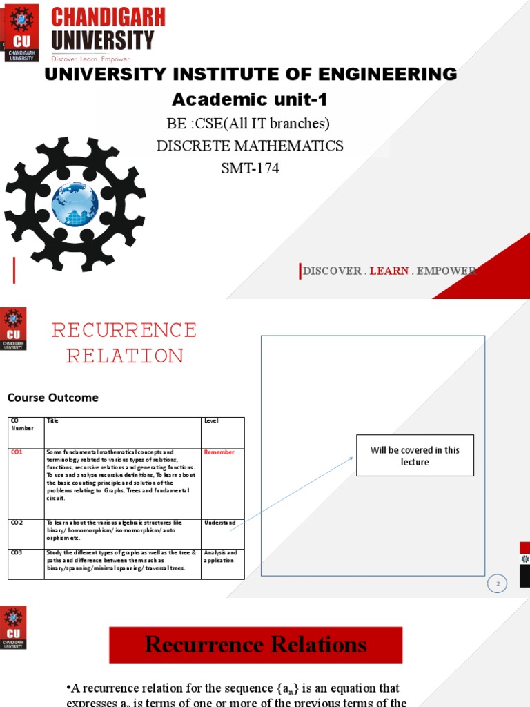 University Institute of Engineering Academic Unit-1: BE:CSE (All IT ...