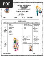 Class Playgroup Holiday Homework - Compressed | PDF