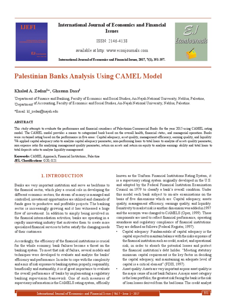 CAMEL | PDF | Banks | Capital Requirement