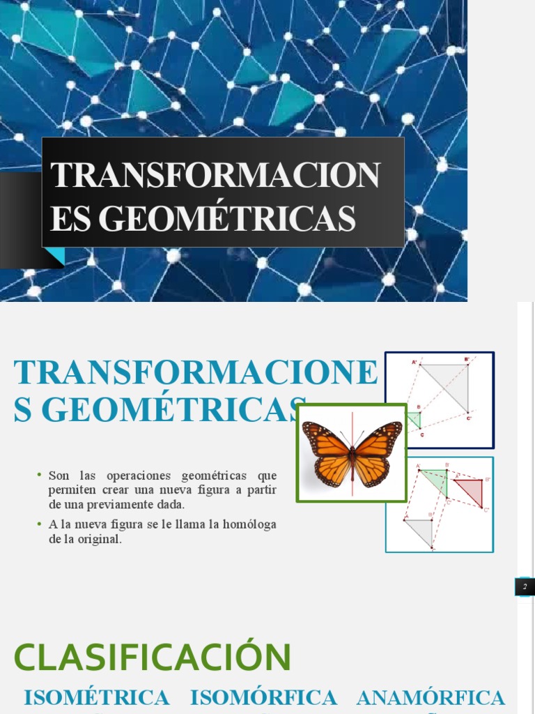 Transformaciones Geometricas | PDF | Simetría | Geometría