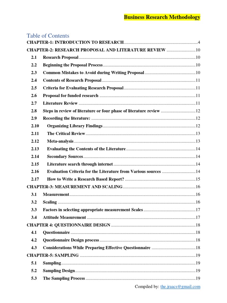 Business Research Methodology PDF | PDF | Level Of Measurement ...