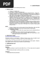 CIL EXE Leave Rule - Updated | PDF | Parental Leave