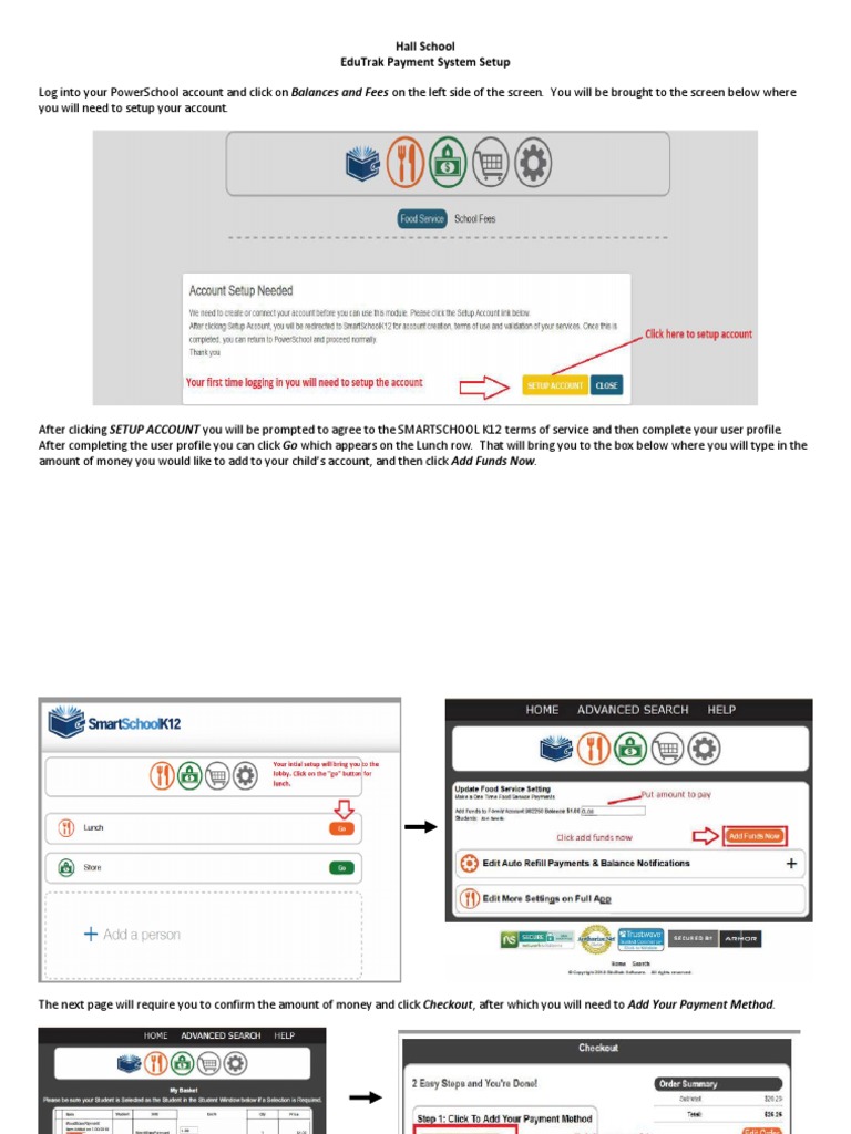 EduTrak Lunch Cashier System For School Cafeteria Management | PDF ...