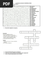 Sopa de Letras de Sistema Circulatorio | PDF