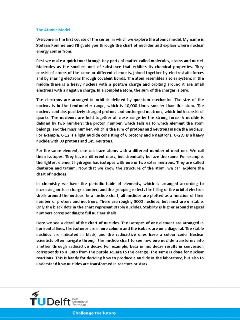 Understanding the Atomic Model | PDF | Atoms | Atomic Nucleus