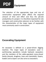 Excavator Productivity Calculations | PDF | Loader (Equipment) | Volume