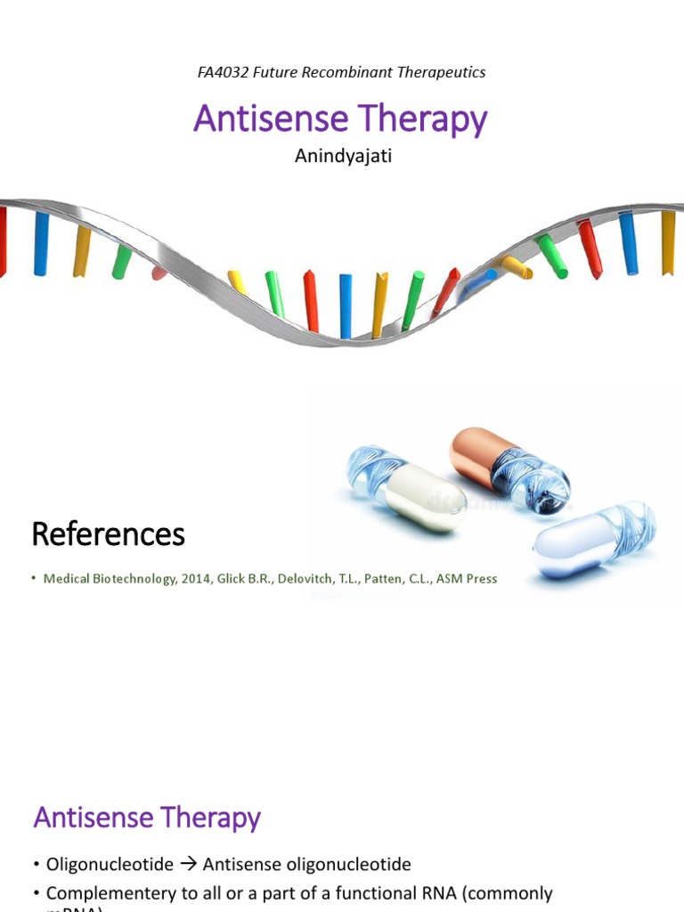 Antisense Therapy 2020 | PDF | Sense (Molecular Biology) | Gene Silencing