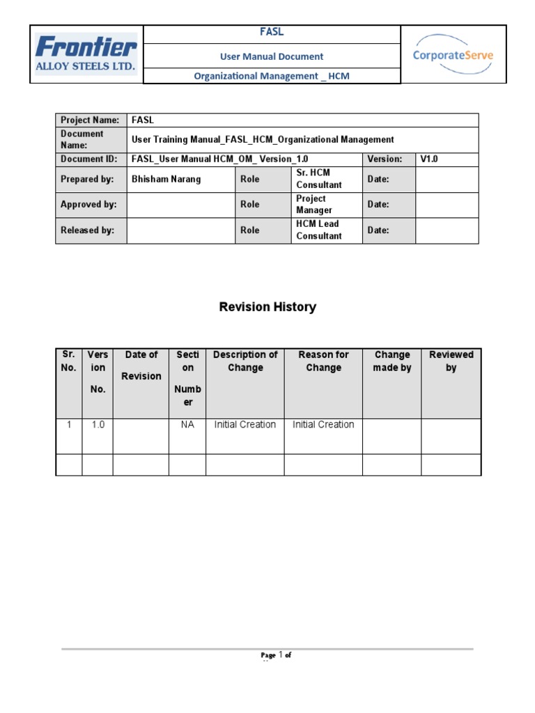 IITR HCM OM User Manual | PDF