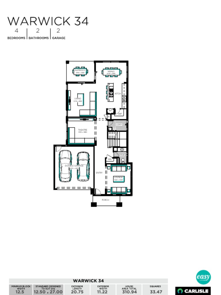 Warwick 34 Brochure Plan v2 | PDF | Bedroom | Queensland