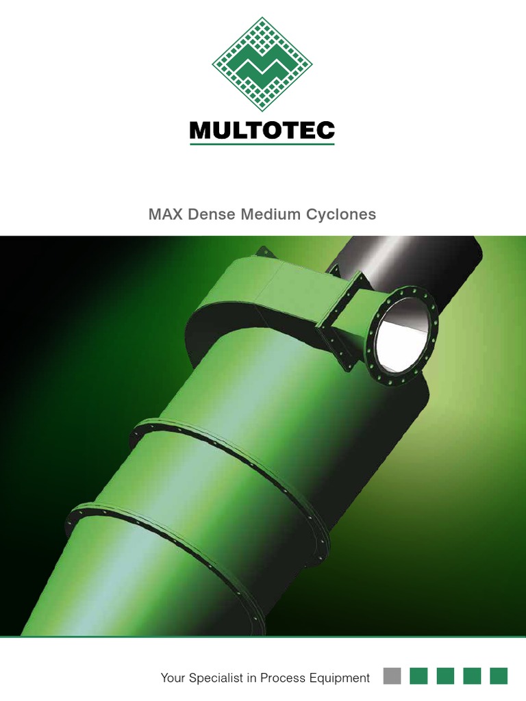 MAX Dense Medium Cyclones: Your Specialist in Process Equipment | PDF ...