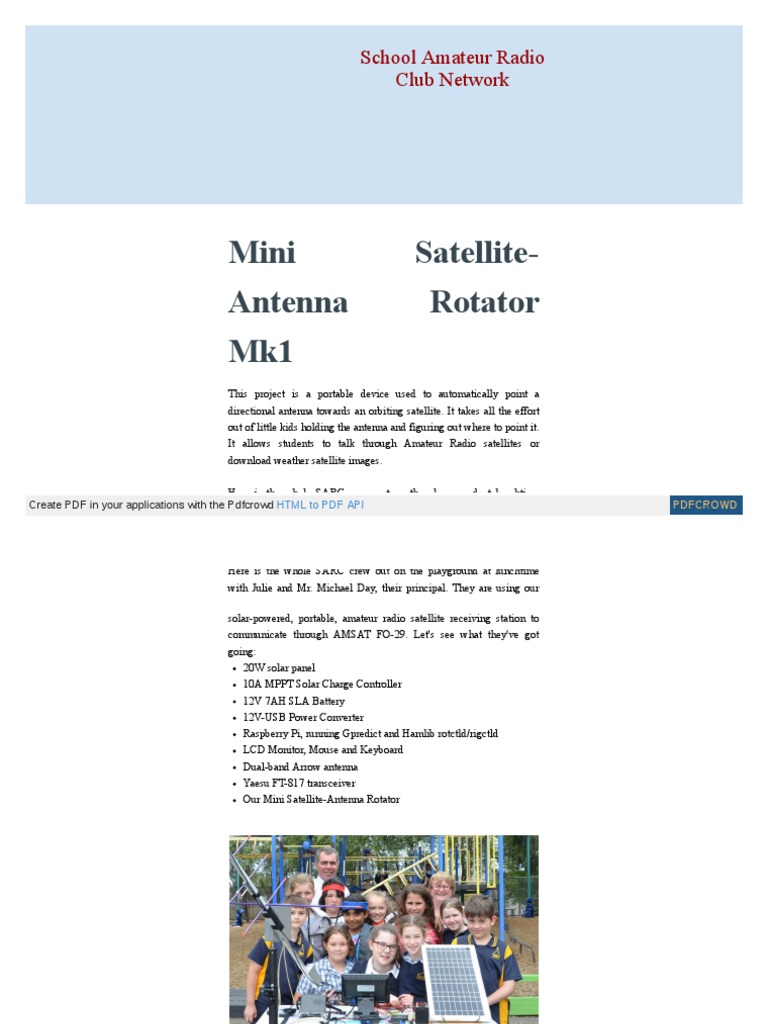 Www Sarcnet Org Rotator Mk1 Html Pdf Arduino Screw