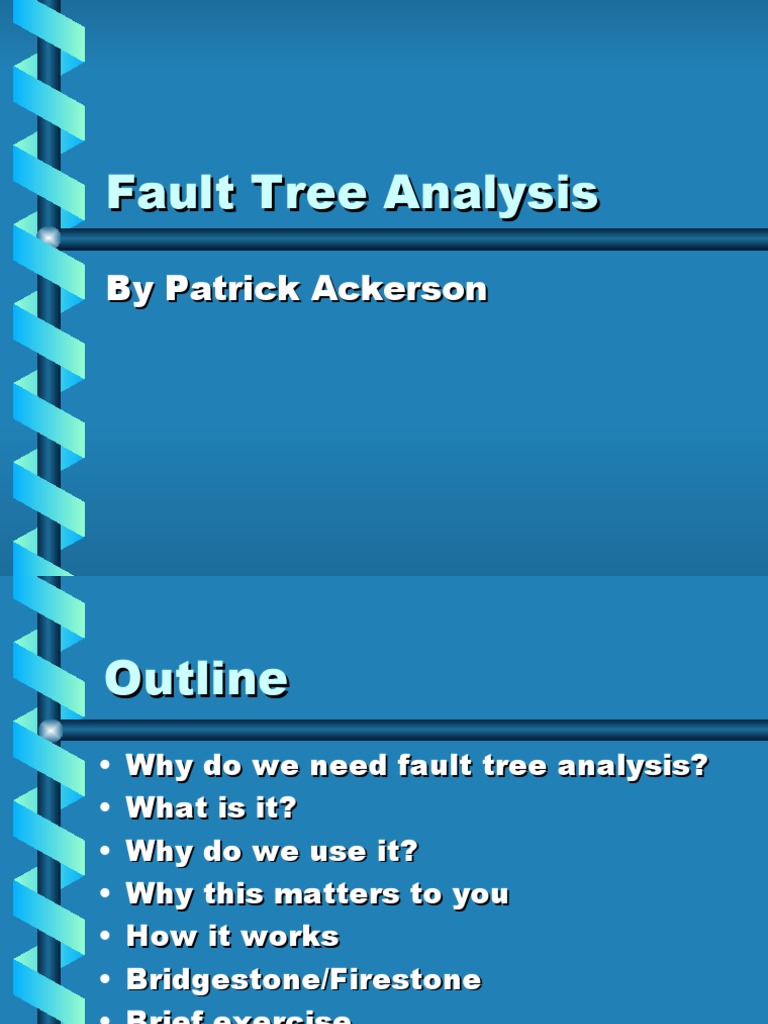 Fault Tree Analysis Patrick Ackerson | Download Free PDF | Analysis ...