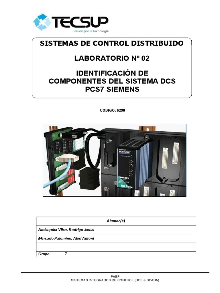 2019 Laboratorio-02-DCS-PCS7 - Hardware DCS | PDF | Scada | Hardware de la computadora