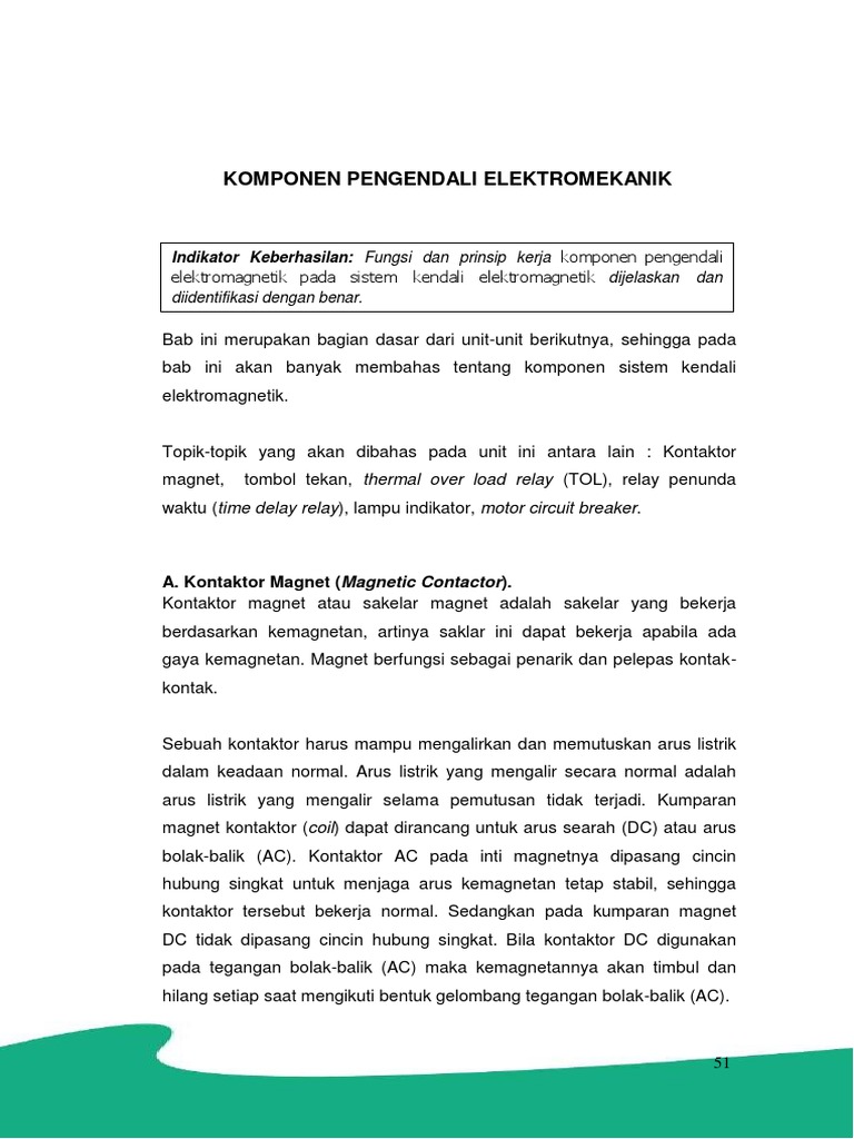 Materi IML XI-Kontaktor PDF | PDF