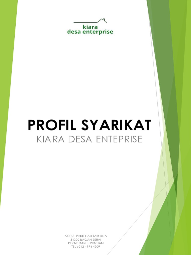 Profil Syarikat Kiara Desa Enterprise | PDF