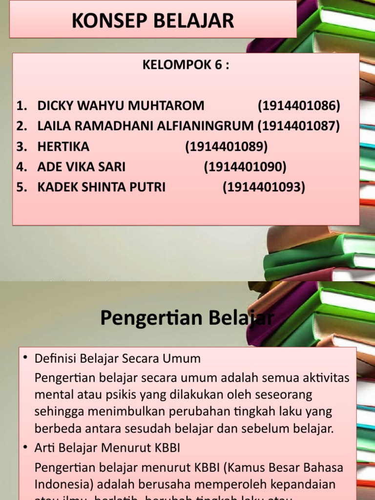 Faktor yang Mempengaruhi Belajar | PDF
