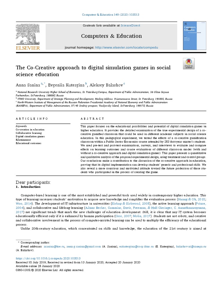 Simulation Games PDF | PDF | Educational Technology | Simulation