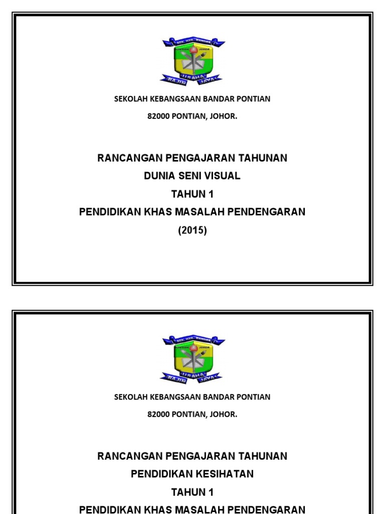 Muka Depan RPT | PDF