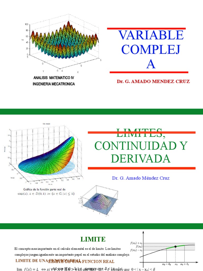 3 Variable Compleja | PDF | Límite (Matemáticas) | Derivado