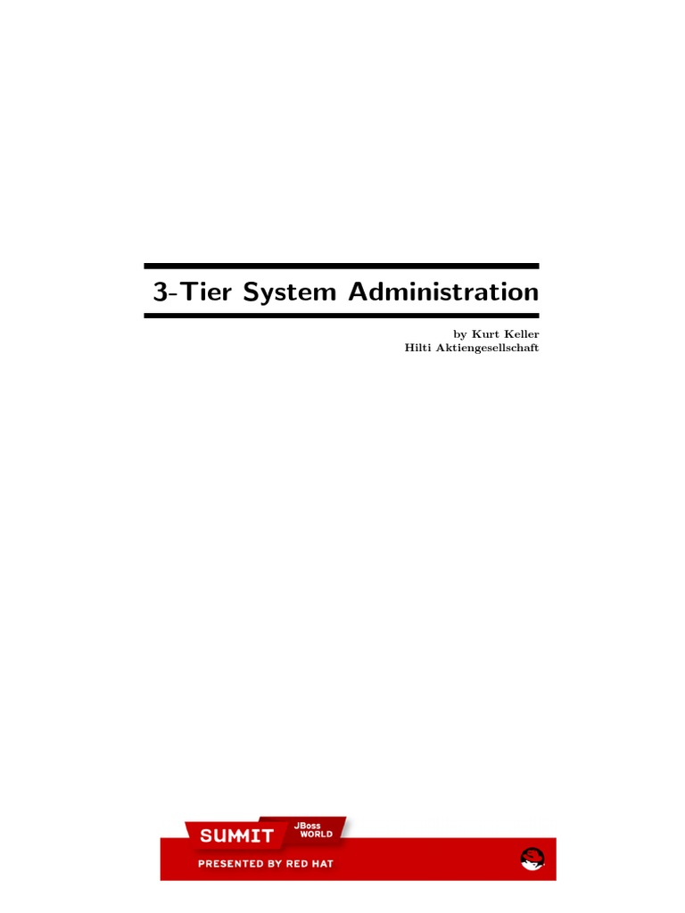 3-Tier System Administration Guide | PDF | Software Repository | Backup