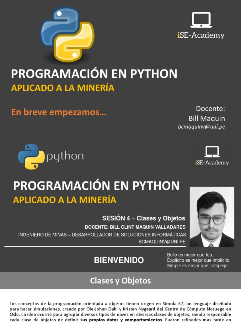 Clases y Objetos | PDF | Programación orientada a objetos | Objeto (informática)