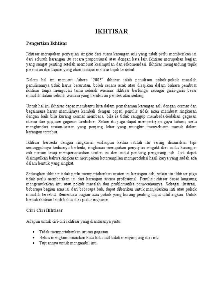 IKHTISAR Dan BIBLIOGRAFI | PDF | Filsafat | Kajian Bahasa Asing