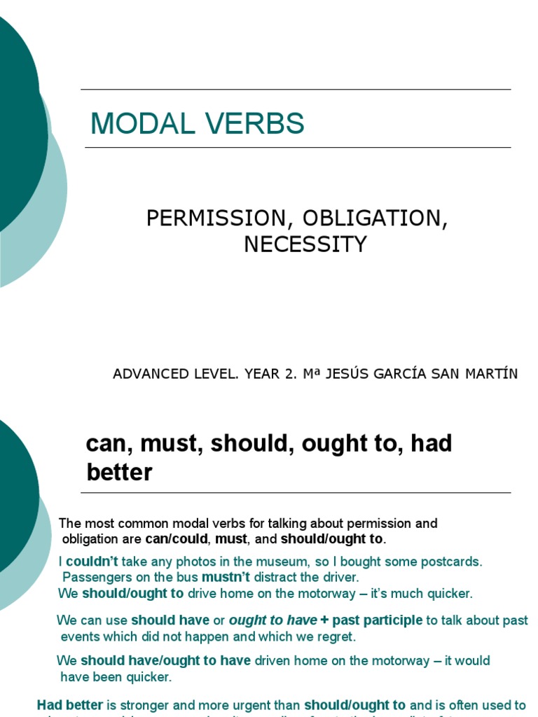 MELC 1 Express Permission, Obligation, and Prohibition Using Modals ...