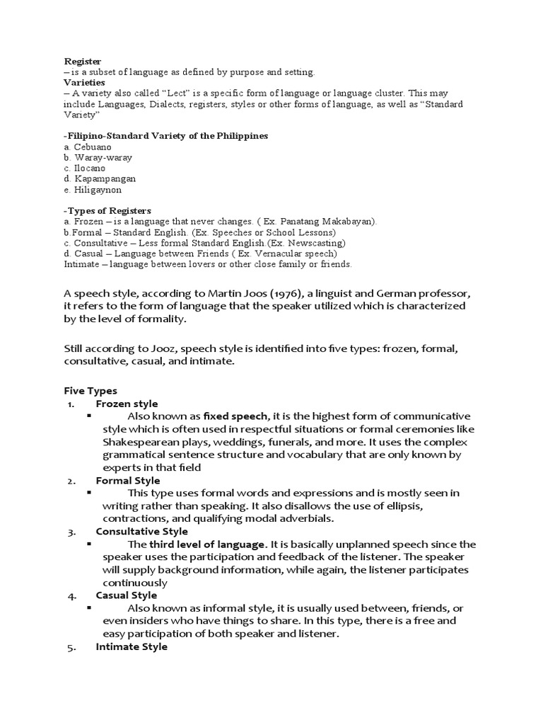 Understanding Frozen Communicative Style | PDF | Semiotics | Human ...