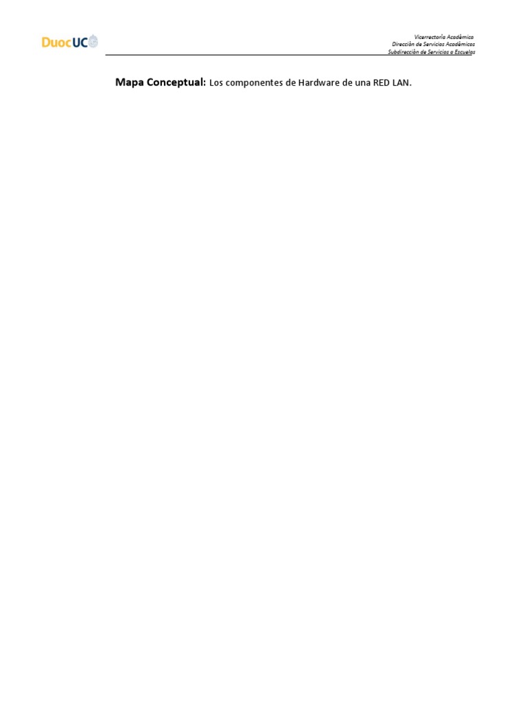 MAPA CONCEPTUAL Red 1 TERMINADO | PDF | Servidor (Computación) | Red de computadoras