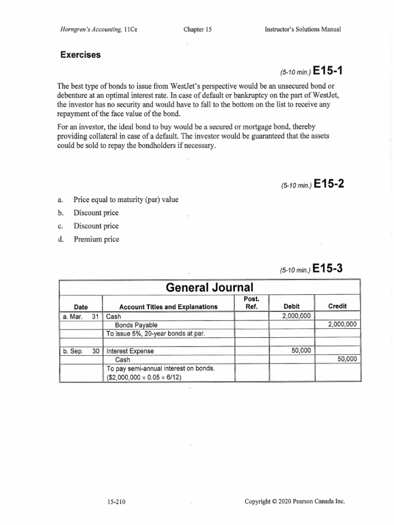 Norwood Chapter 15 Solution | PDF