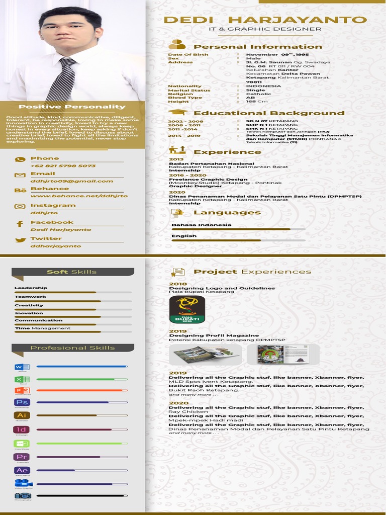 CV Dedi Harjayanto PDF | PDF | Art Media | Design