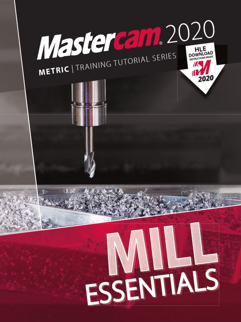 Mastercam 2020 Mill Essentials Training Tutorial METRIC PDF | PDF