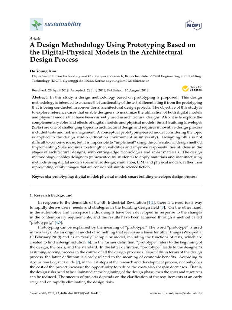 A Design Methodology Using Prototyping Based On The Digital-Physical ...