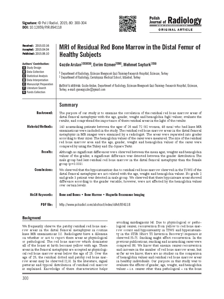 Bone Marrow | PDF | Bone Marrow | Anatomy