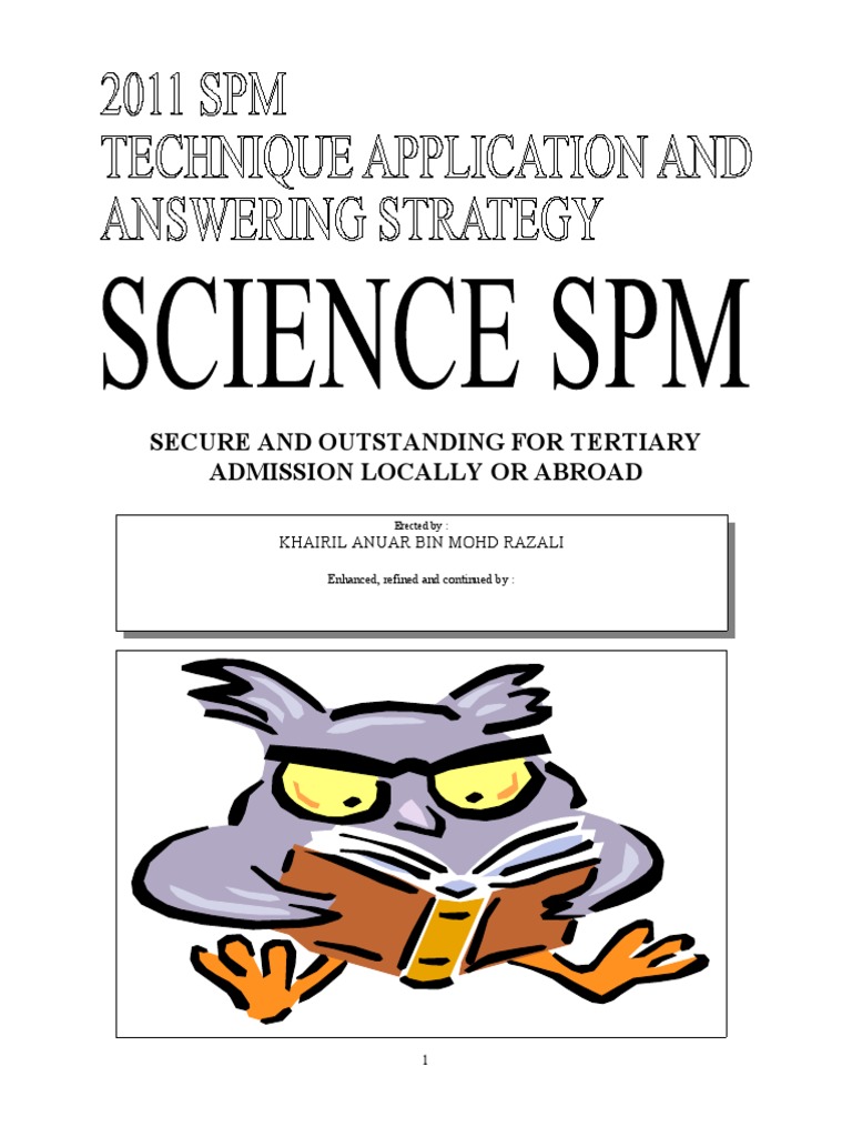 SPM SCIENCE KK - English | PDF | Science | Chemical Substances