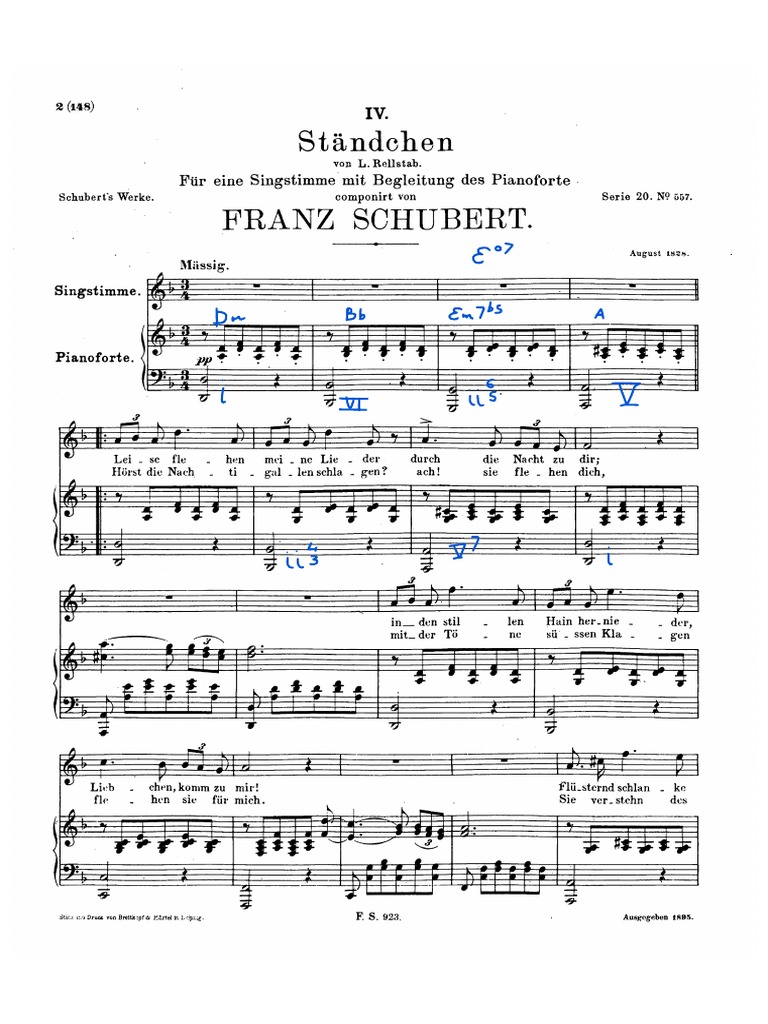 Ständchen - Schubert | PDF