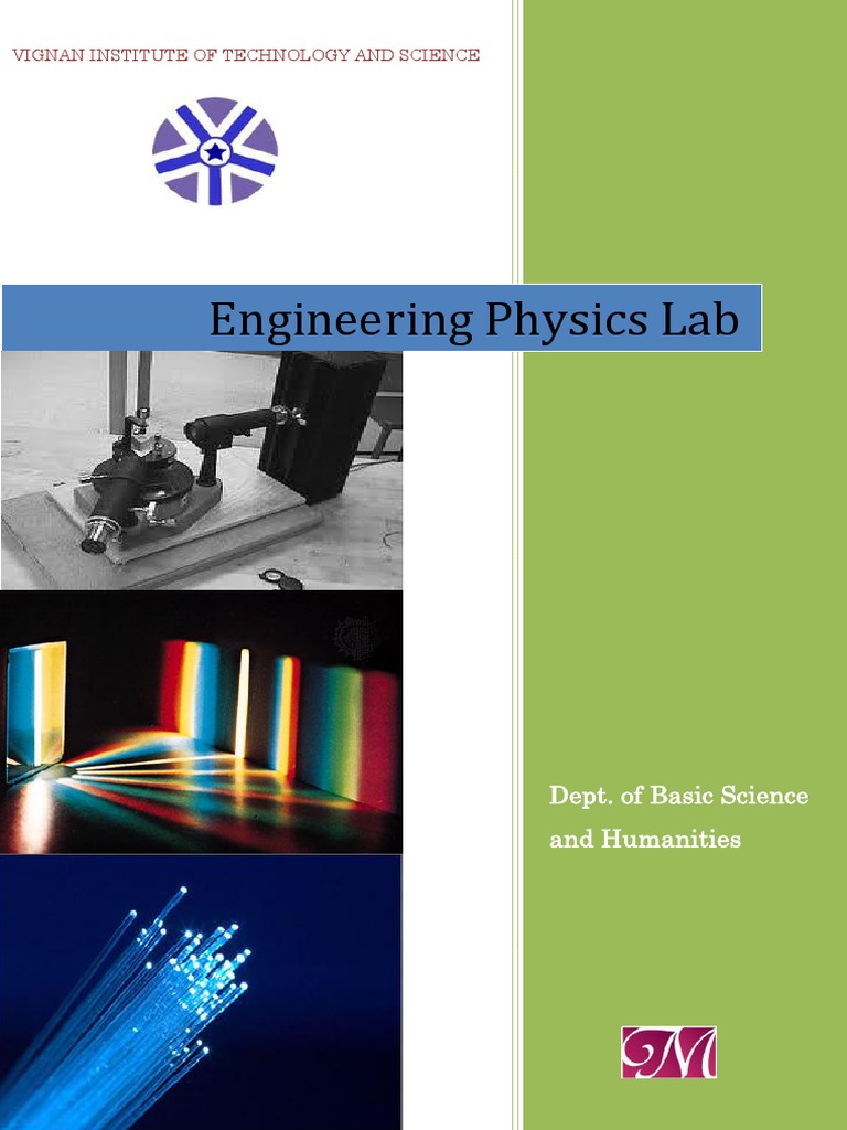 B.Tech Physics Manual | PDF | Diffraction | Prism
