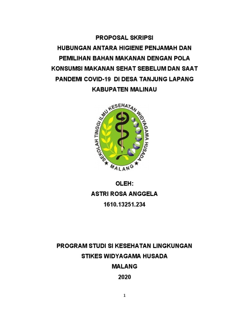 Proposal Skripsi - Astri Rosa Angela Studpen 2 | PDF