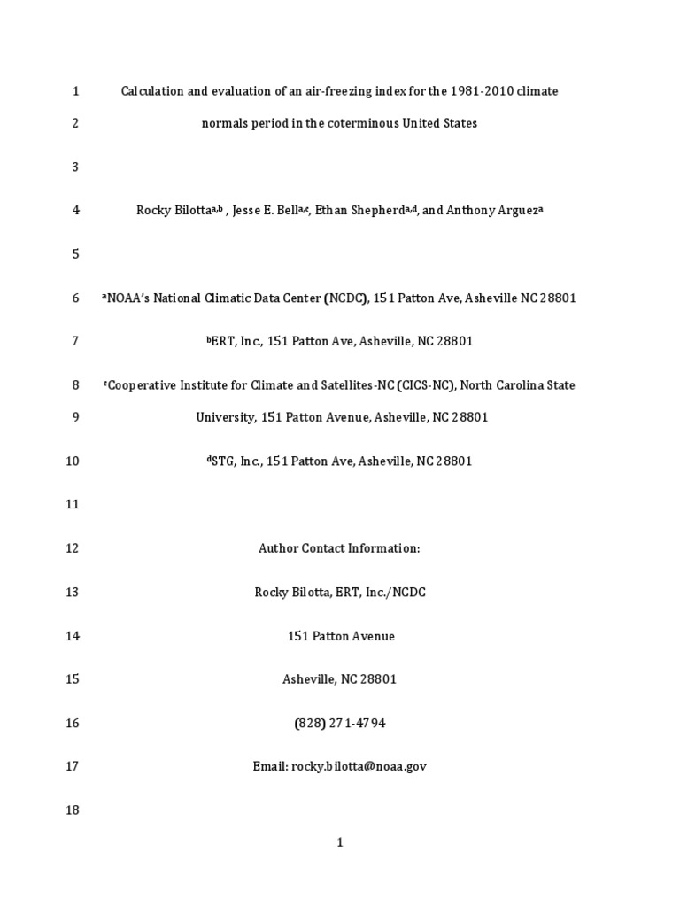 Afi Manuscript | PDF | Climate | Coefficient Of Determination
